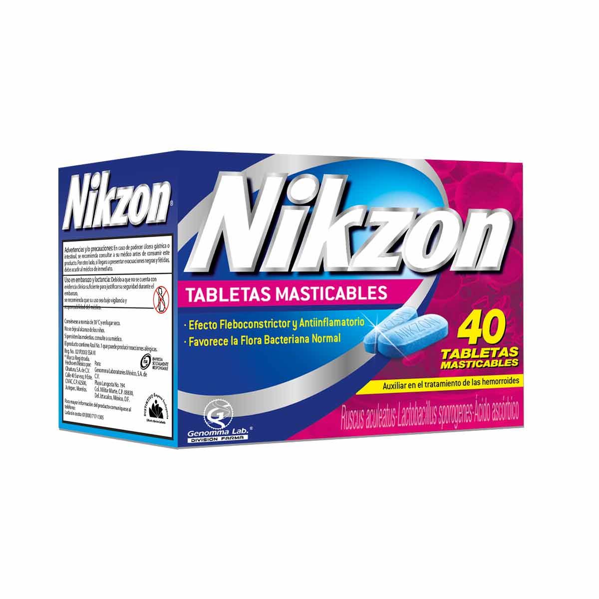Nikzon 40 tabletas e/10